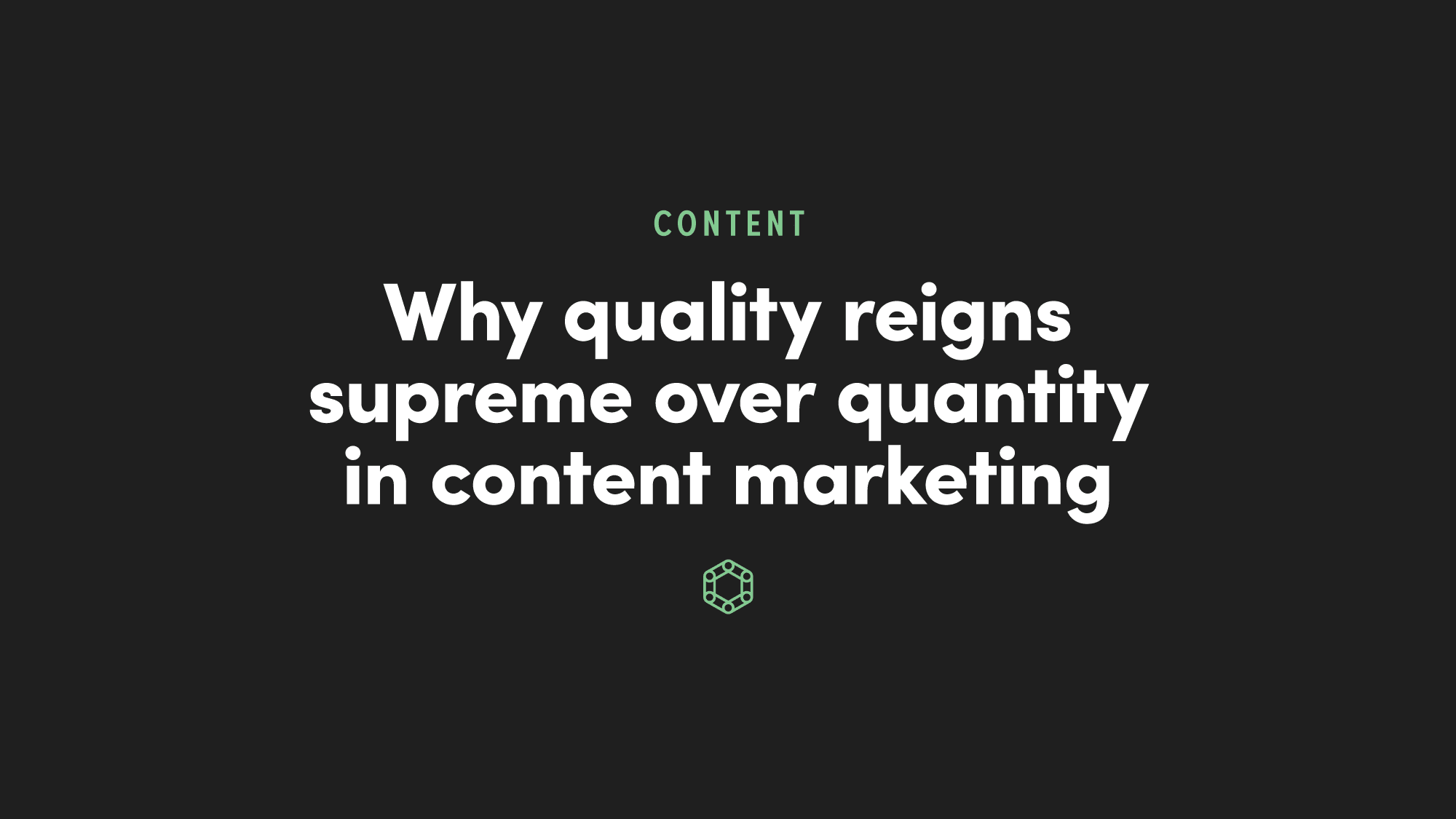 Why quality reigns supreme over quantity in content marketing - Parkway Digital